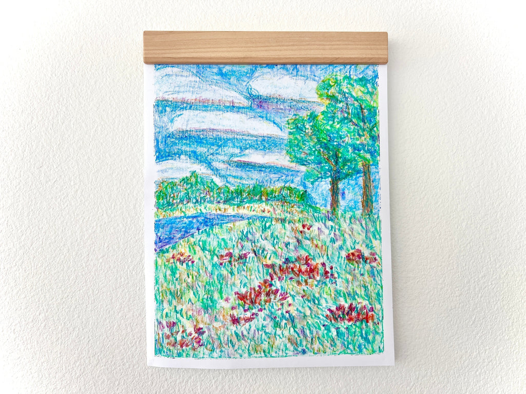 Impressionist Drawing using Stockmar Crayons – Treasures From Jennifer