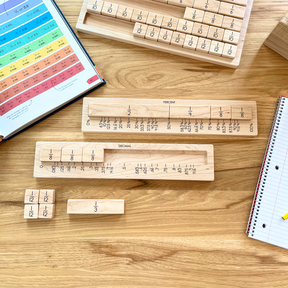 Fraction Bars - Conversion Tray – Treasures From Jennifer