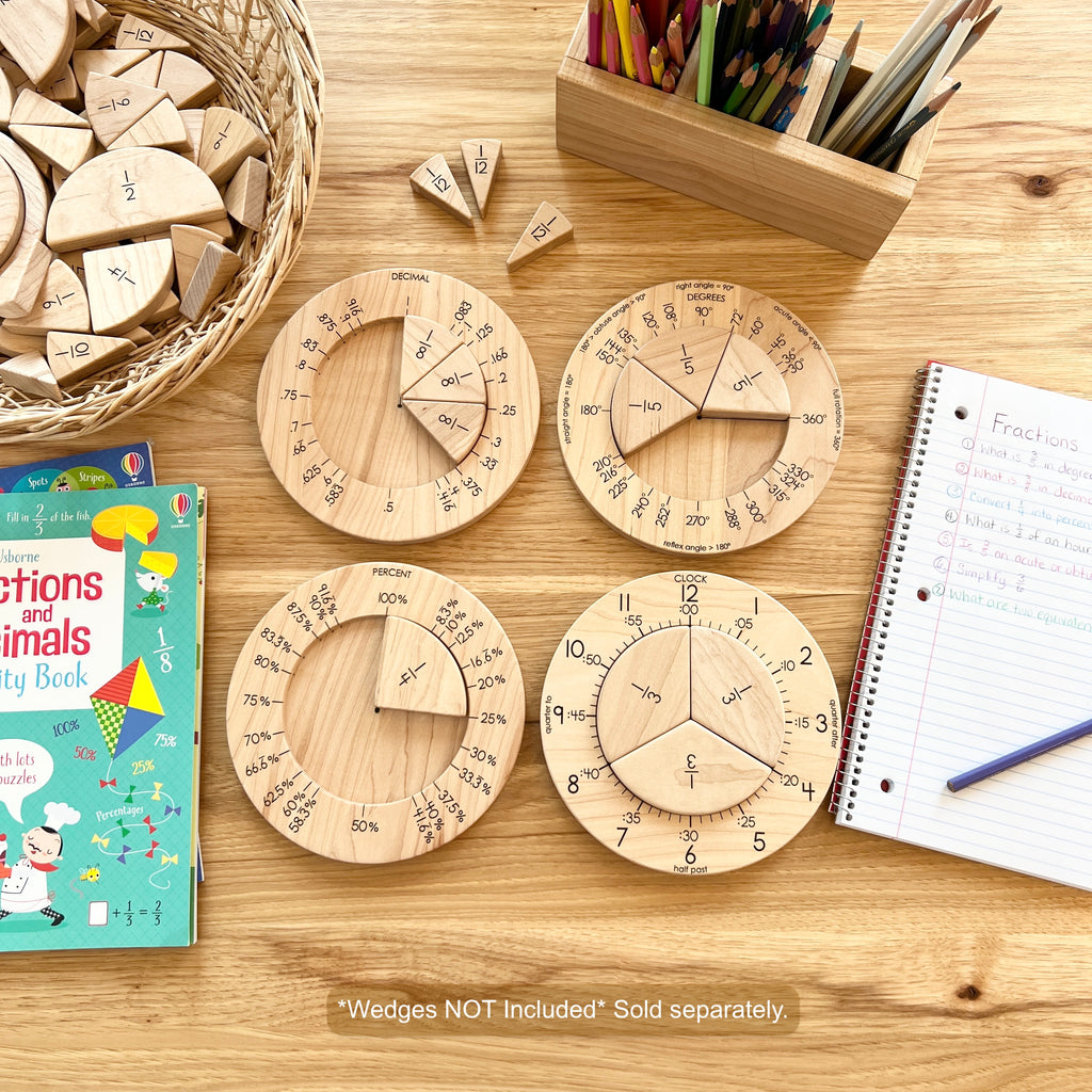 Fraction Wedges - Conversion Tray – Treasures From Jennifer