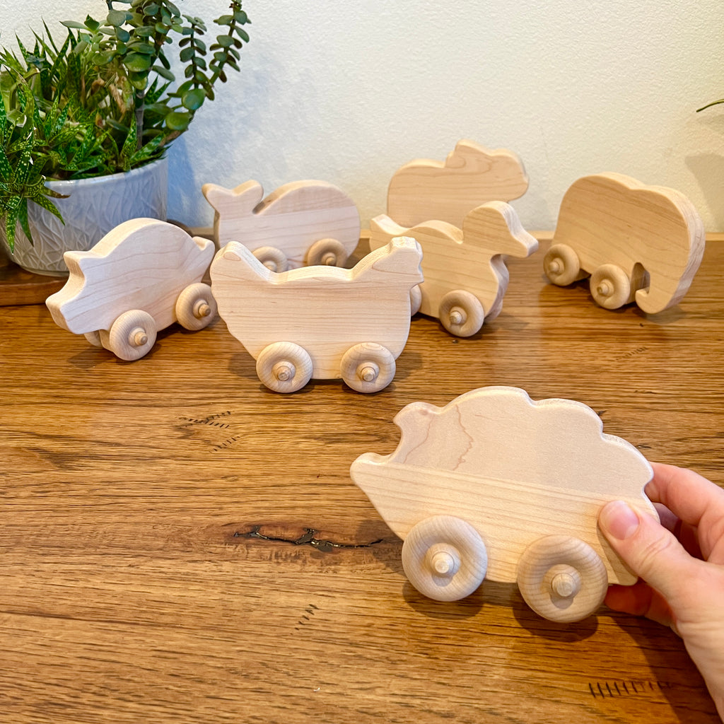 Rolling Animal Push Toy – Treasures From Jennifer
