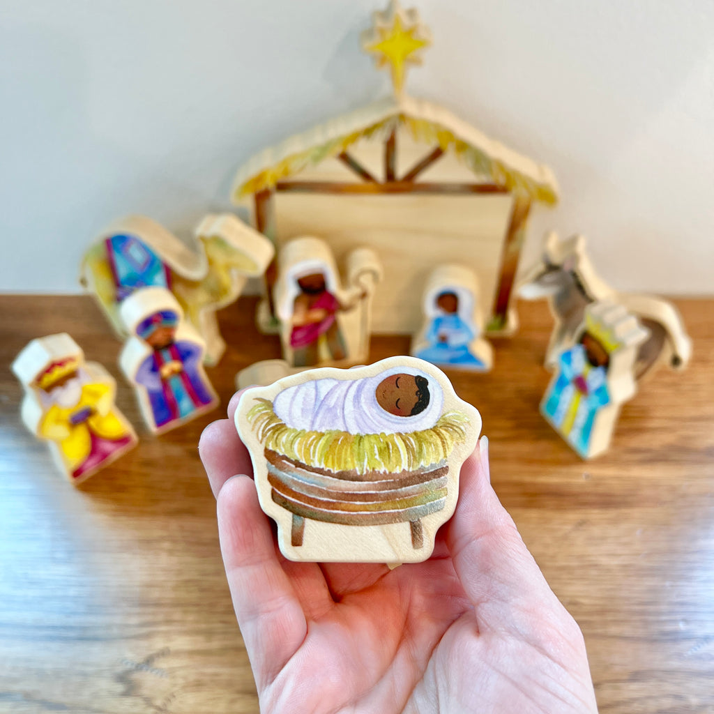 Nativity Wooden Toys Set – Treasures From Jennifer