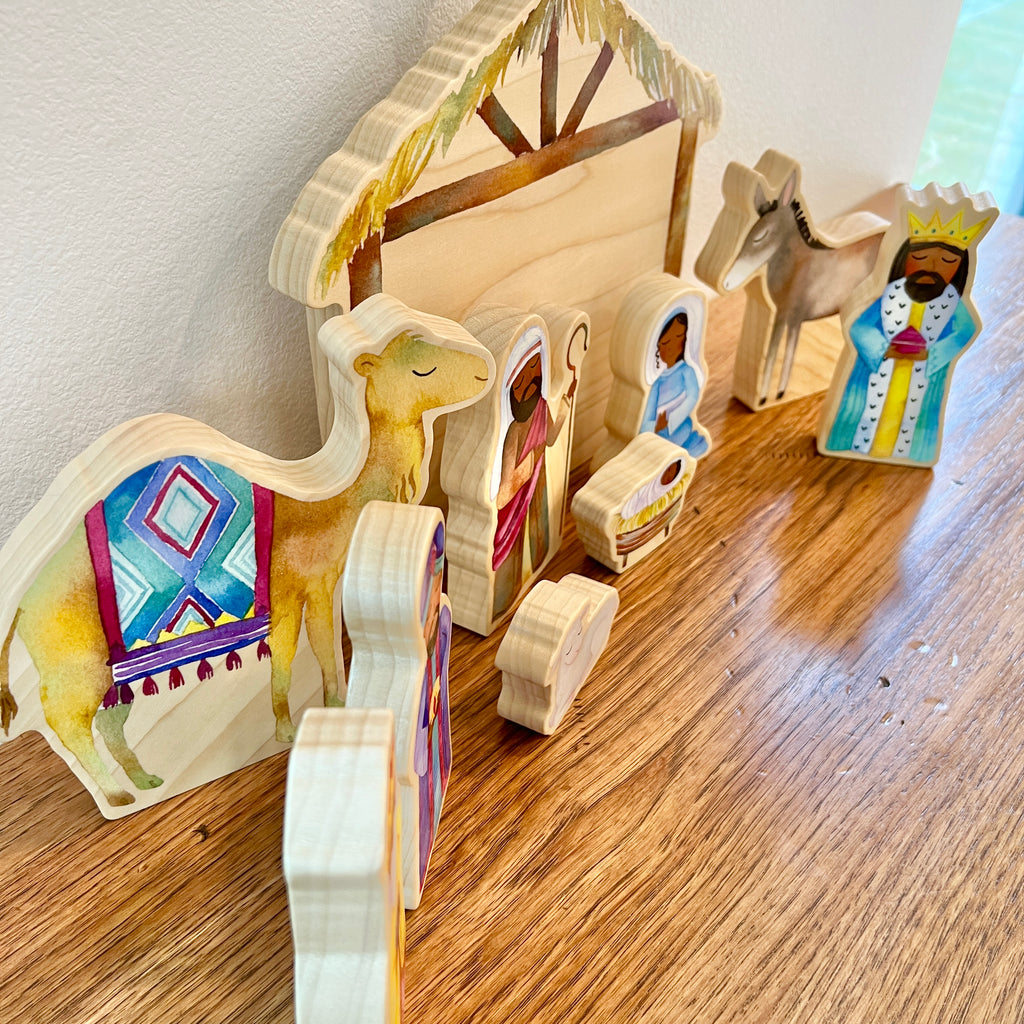 Nativity Wooden Toys Set – Treasures From Jennifer