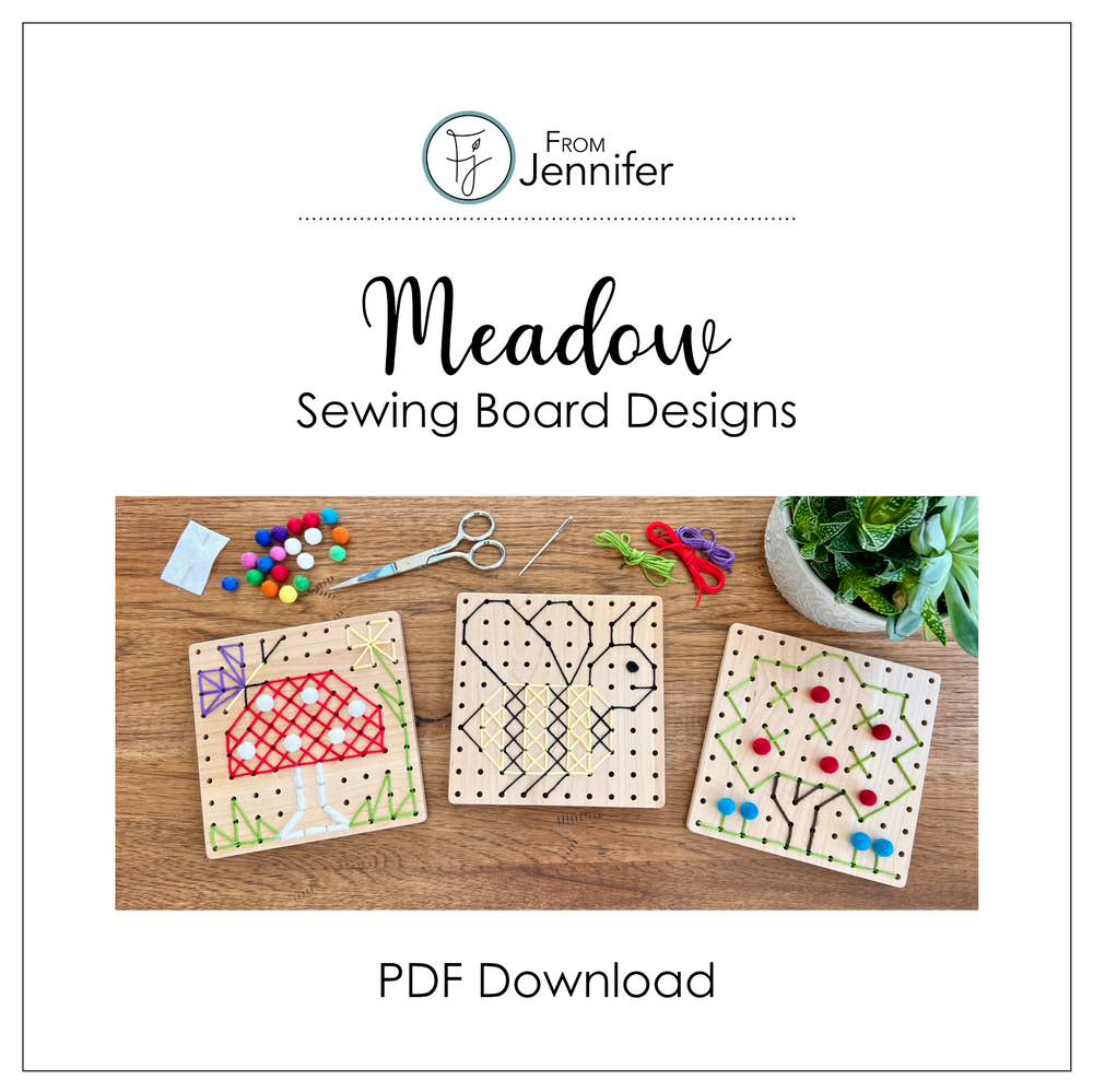 PDF: Sewing Board "Meadow Designs" – Treasures From Jennifer