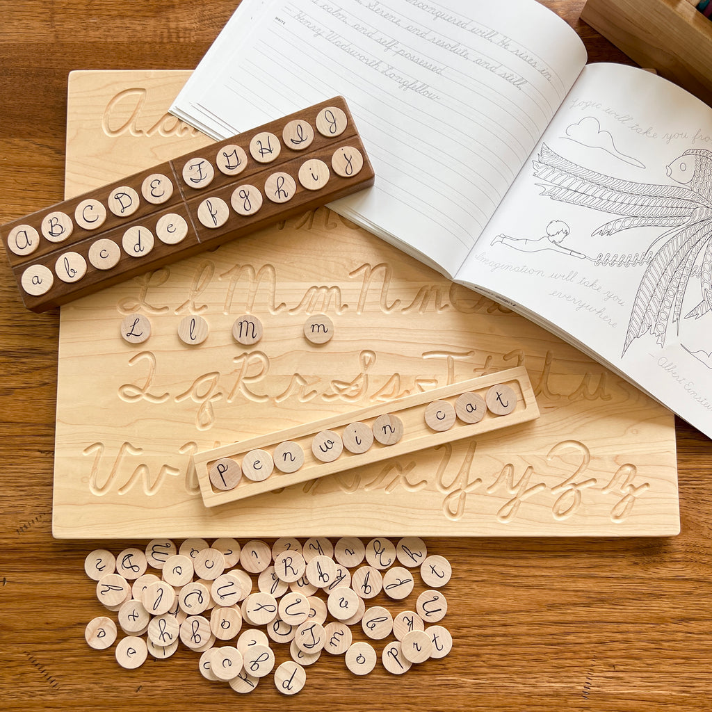 Small Coins - Alphabet Cursive Set – Treasures From Jennifer