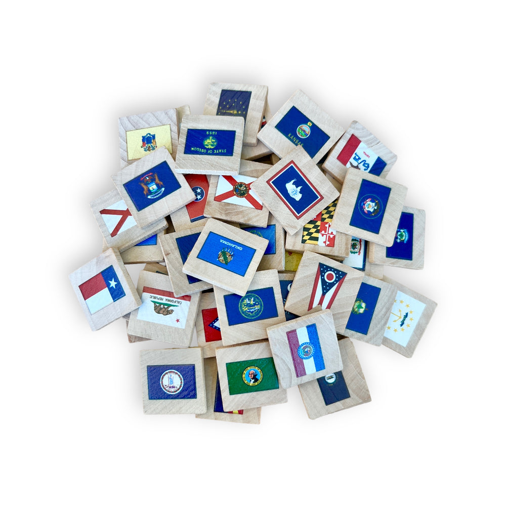 Square Tiles - U.S. Flags – Treasures From Jennifer