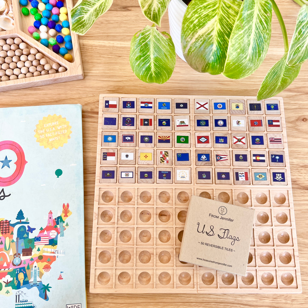 Square Tiles - U.S. Flags – Treasures From Jennifer