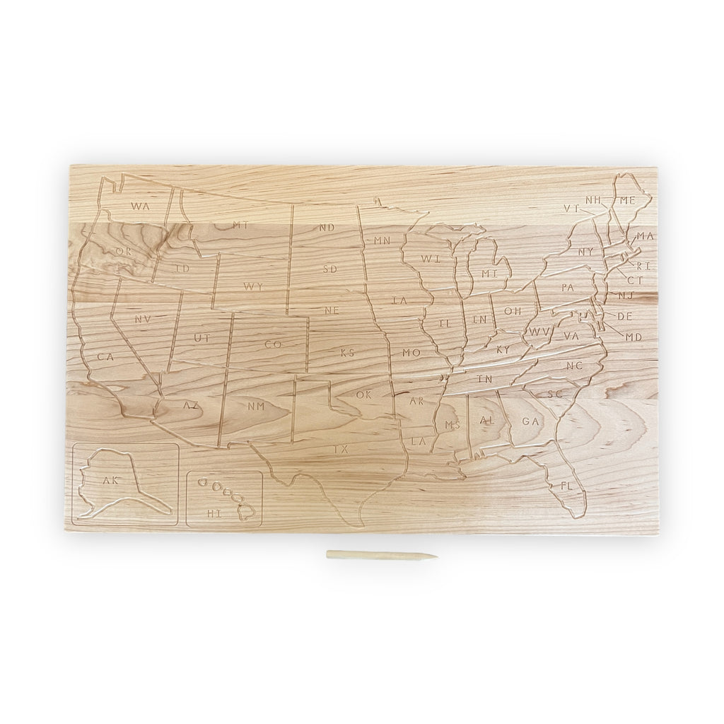 USA and Continents Tracing Board – Treasures From Jennifer