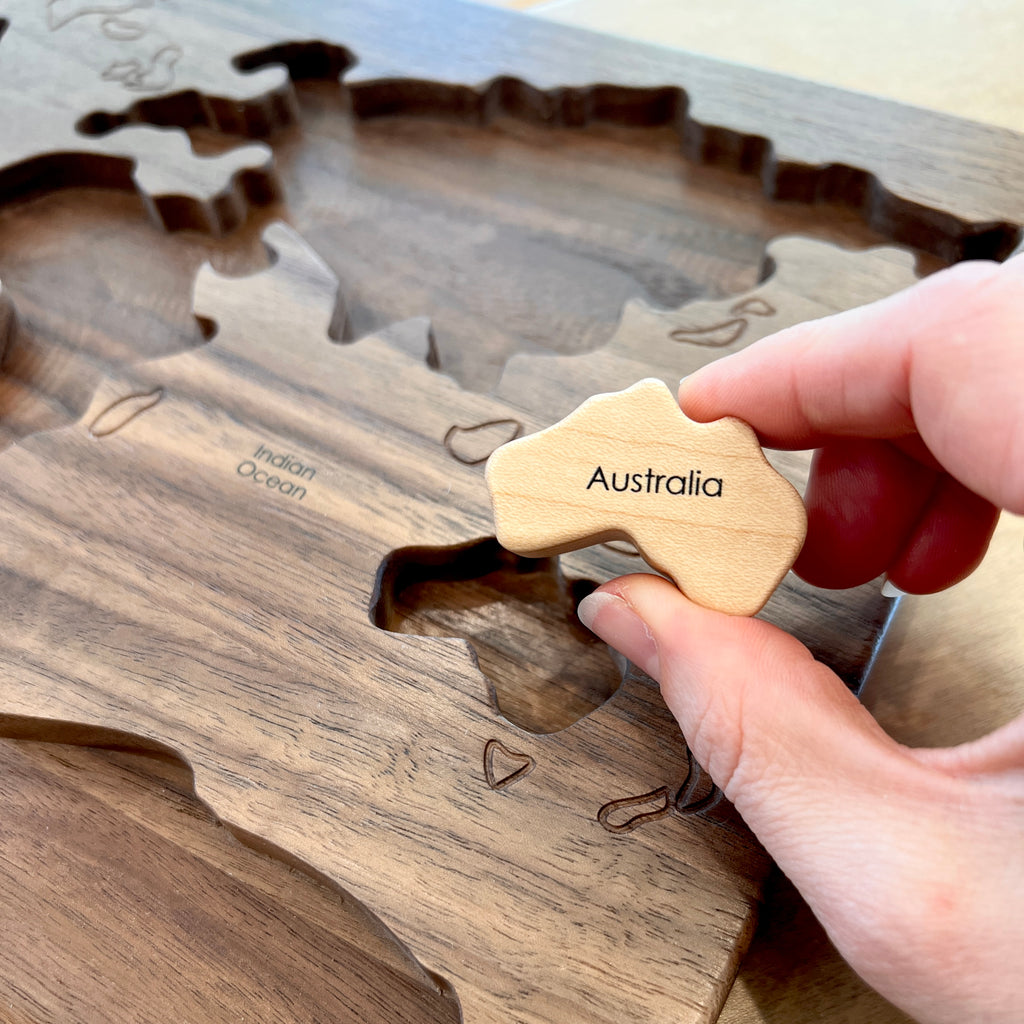 Continents Puzzle – Treasures From Jennifer