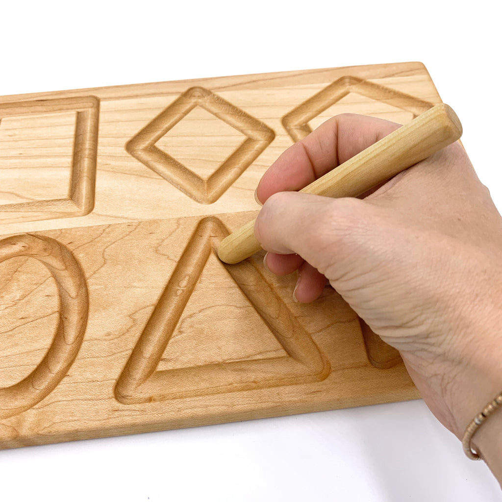 Shapes Tracing Board – Treasures From Jennifer