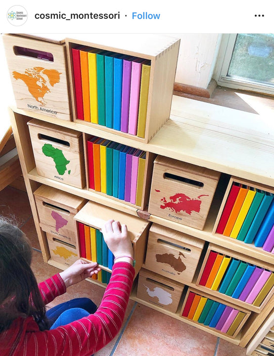 Montessori Continent Boxes - Full Set – Treasures From Jennifer